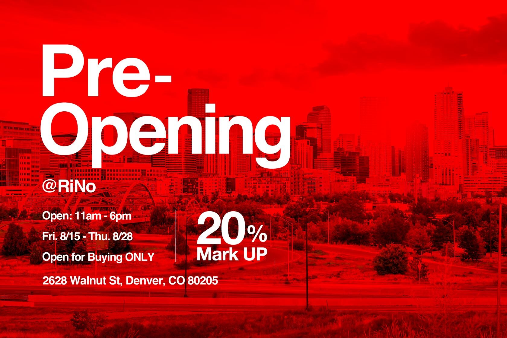 RiNo Pre Opening | 2nd Street